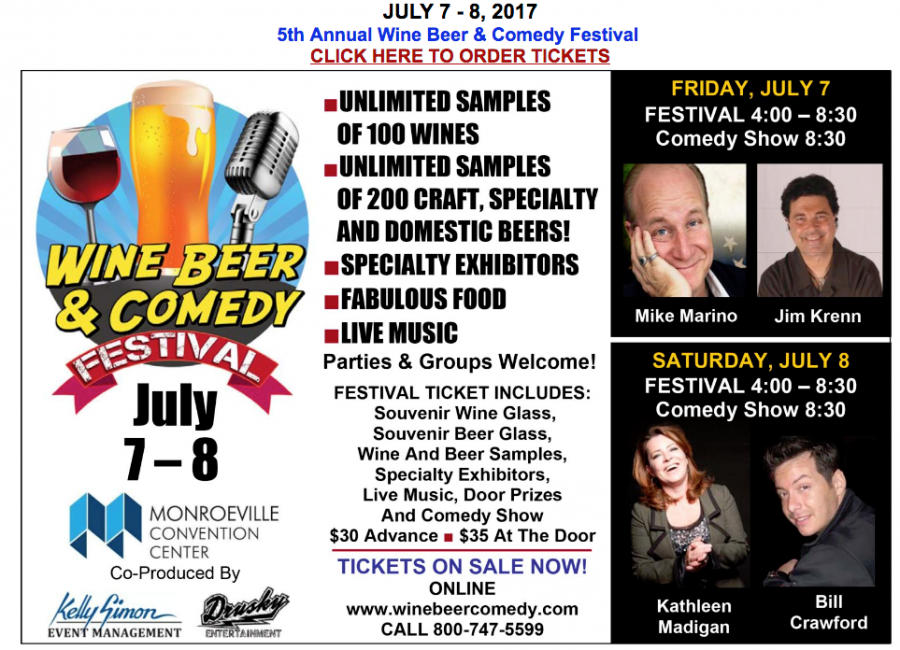 Wine Festival & Comedy Show Back with Great Comedians & Samples